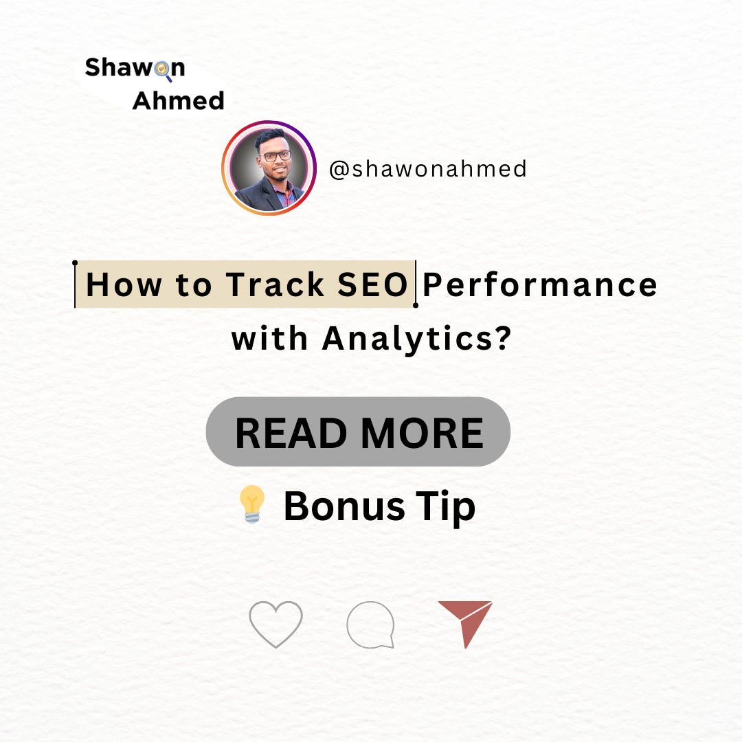 How to Track SEO Performance with Analytics ? - Shawon Ahmed - Medium