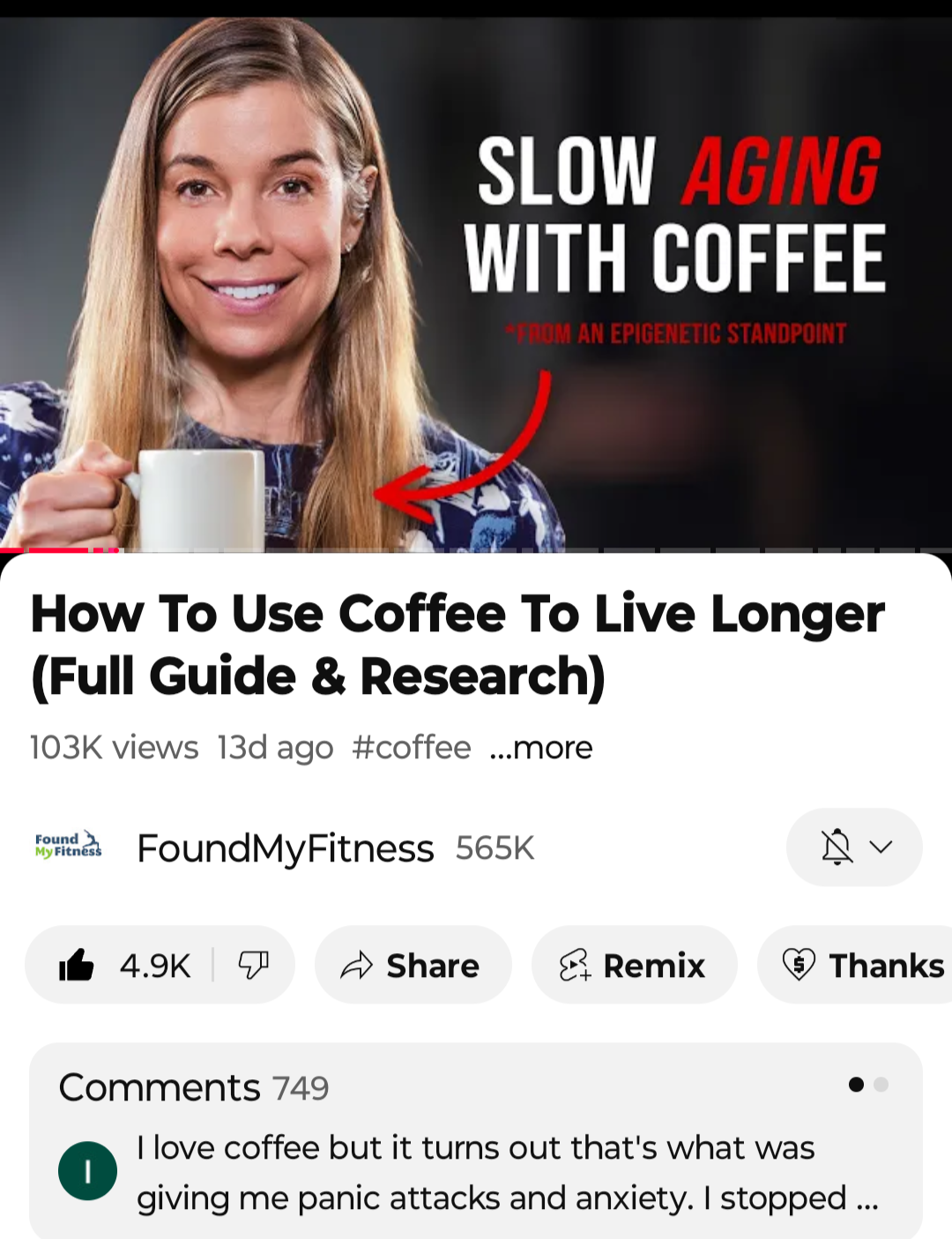 Coffee Can Extend Your Life: Dr. Rhonda Patrick's Guide to Optimal ...