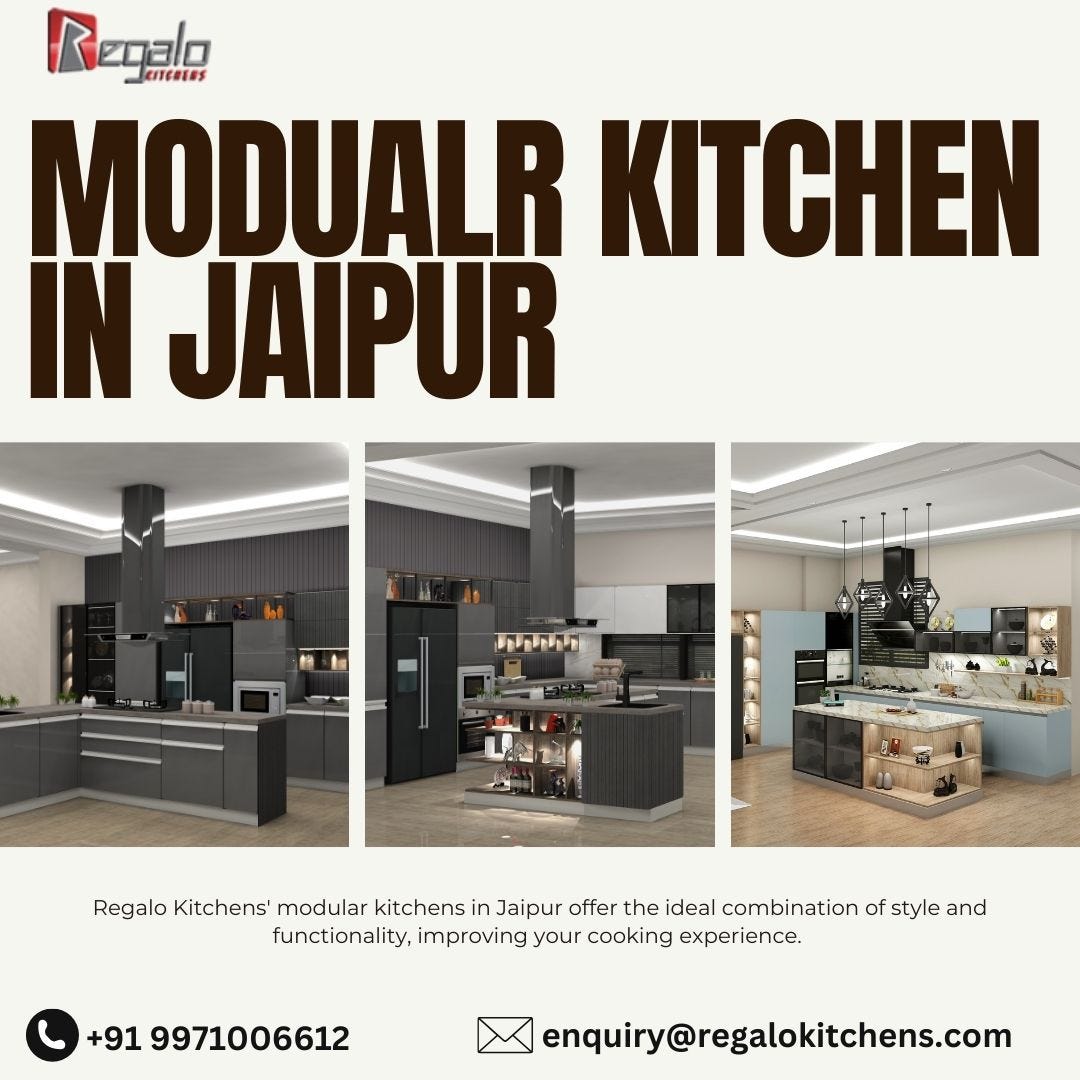 Modular Kitchen In Jaipur - Regalo Kitchens - Medium