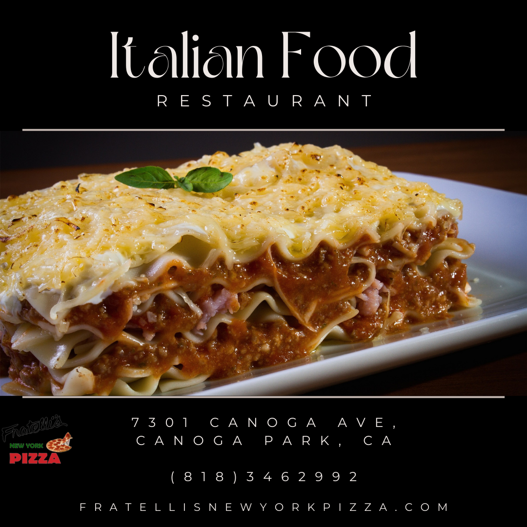 Embark on a Culinary Journey with Fratelly NY pizza’s Authentic Italian ...