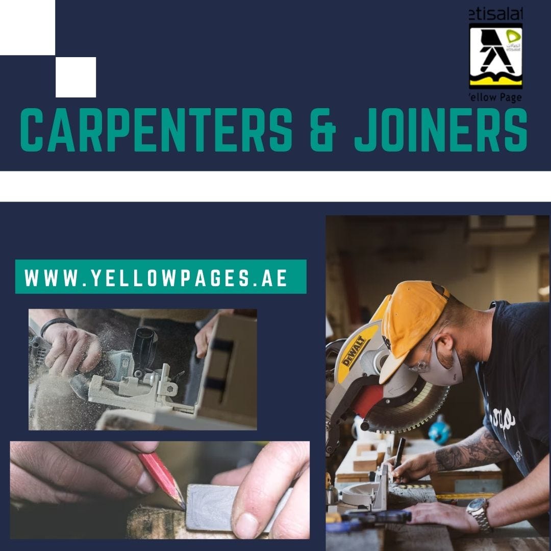 List of Carpenters & Joiners in UAE | Carpentry Services - Zayedsheikh ...