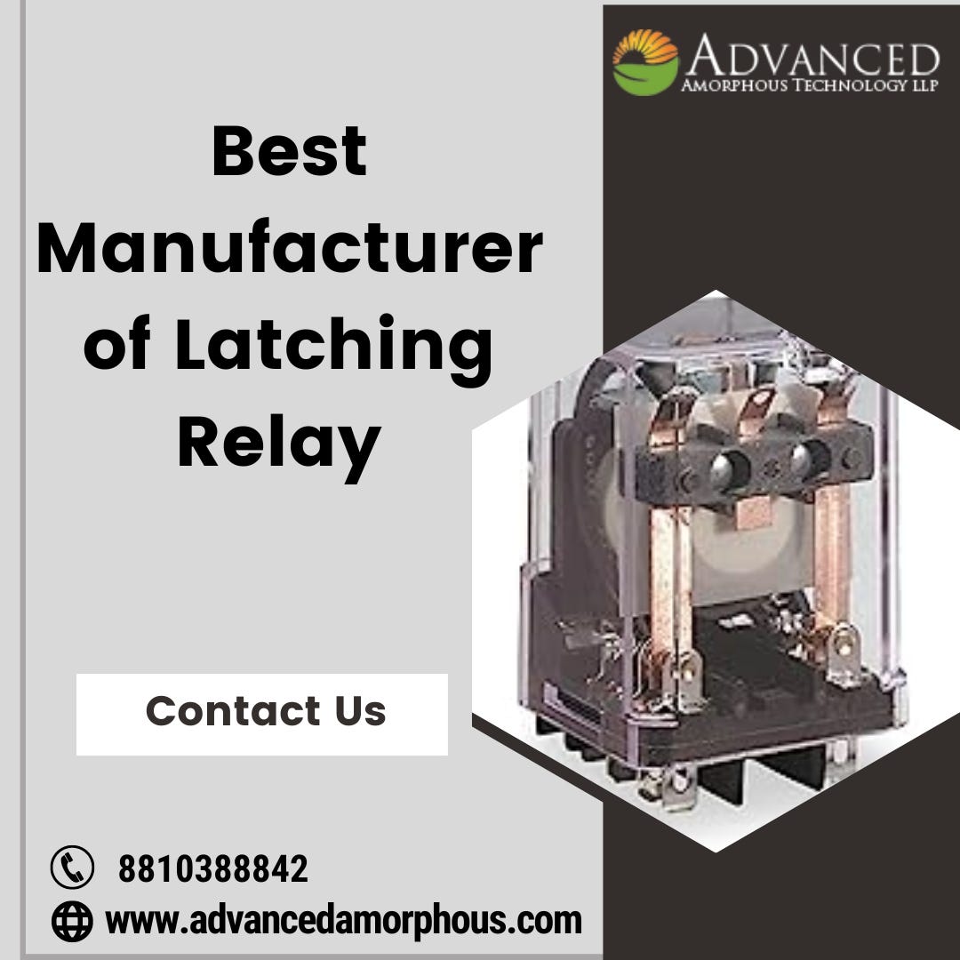 Best Manufacturer of Latching Relay - Advanced Amorphous - Medium