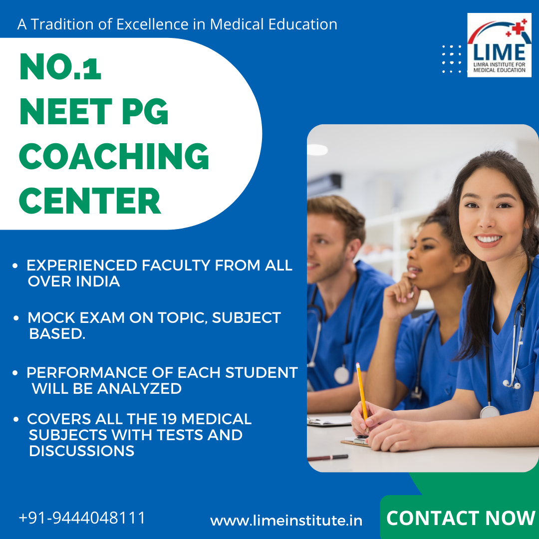 No.1 NEET PG Coaching Center - Lime Institute - Medium