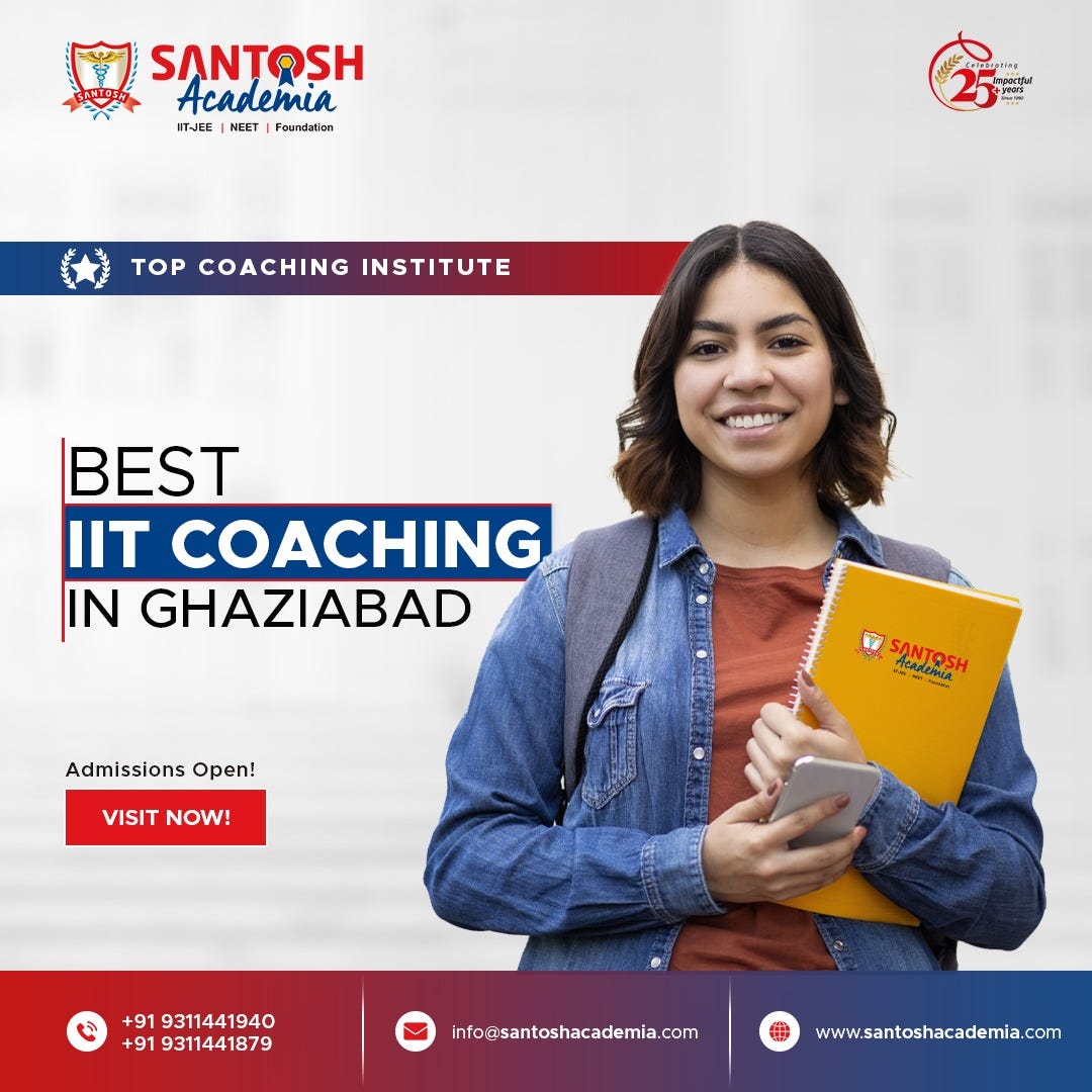Best IIT Coaching In Ghaziabad - Santosh Academia - Medium