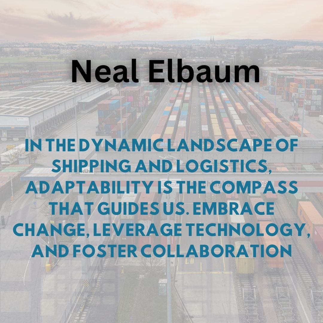Unlocking Logistics Brilliance with Neal Elbaum - Neal Elbaum - Medium