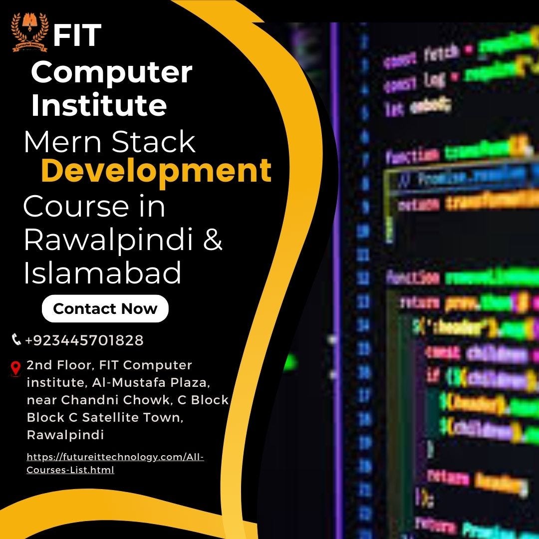 Mern Stack Development Course in Rawalpindi & Islamabad | by FIT ...