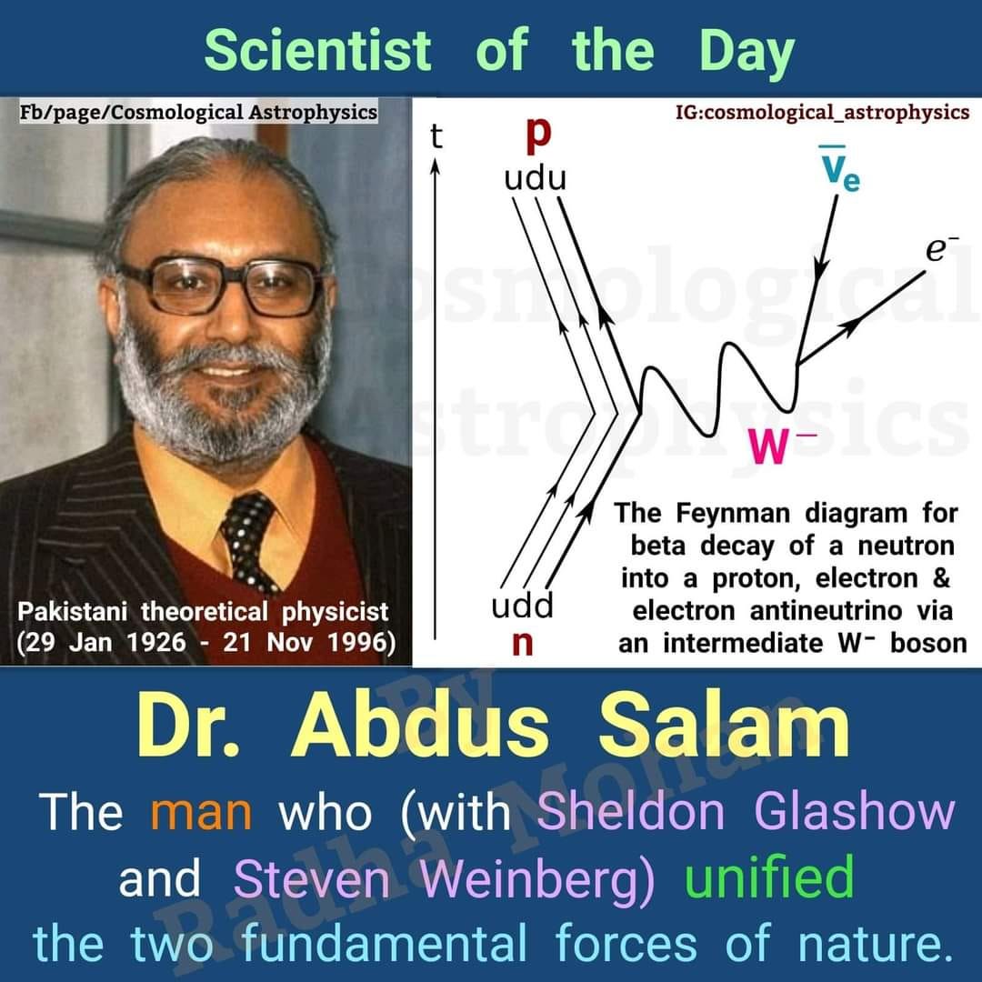 Prof. Dr. Abdus Salam By: Waseem Altaf | by Big Bio | Medium