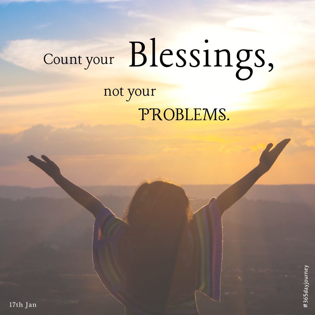 Count Your Blessings, Not Your Problems - Hsiang Kuang Pure Land Buddhism Centre - Medium