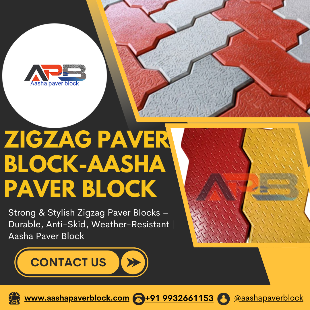 Zigzag Paver Blocks by Aasha Paver Block — Strength & Style for Every ...