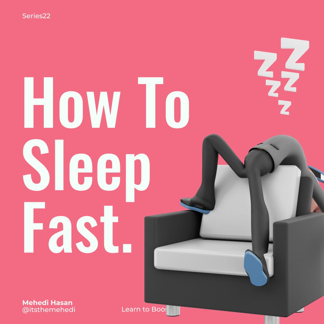 How to Sleep Fast; Start a $0 To 7 Figure Business Journey Series ...
