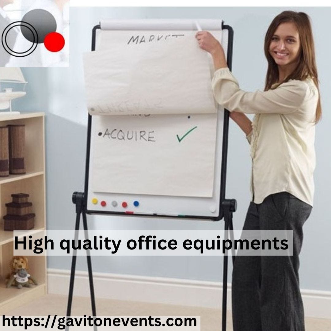 High-Quality Office Equipment - Gaviton Events - Medium