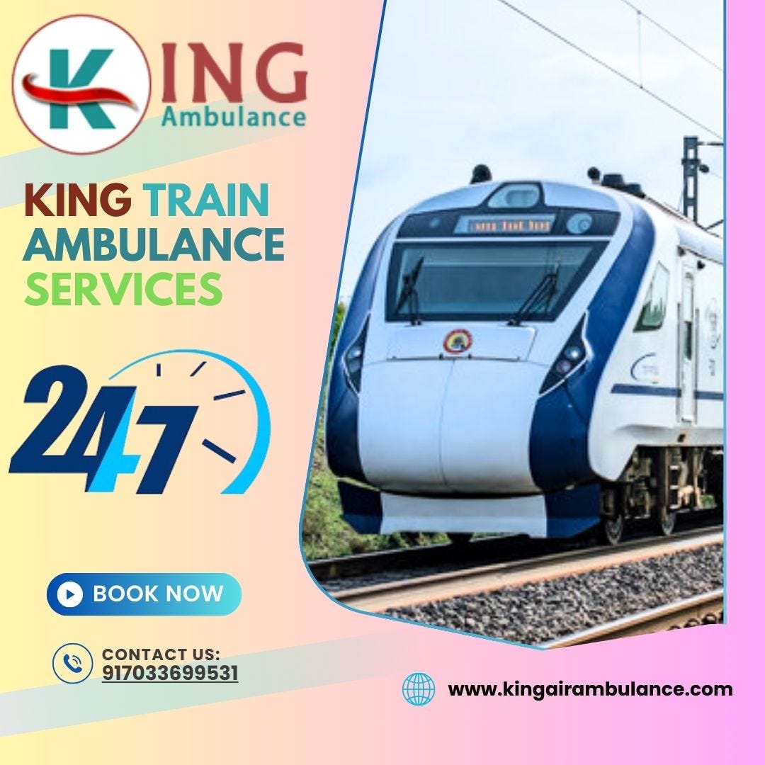 King Train Ambulance Service in Patna Uses AC compartments to transport ...