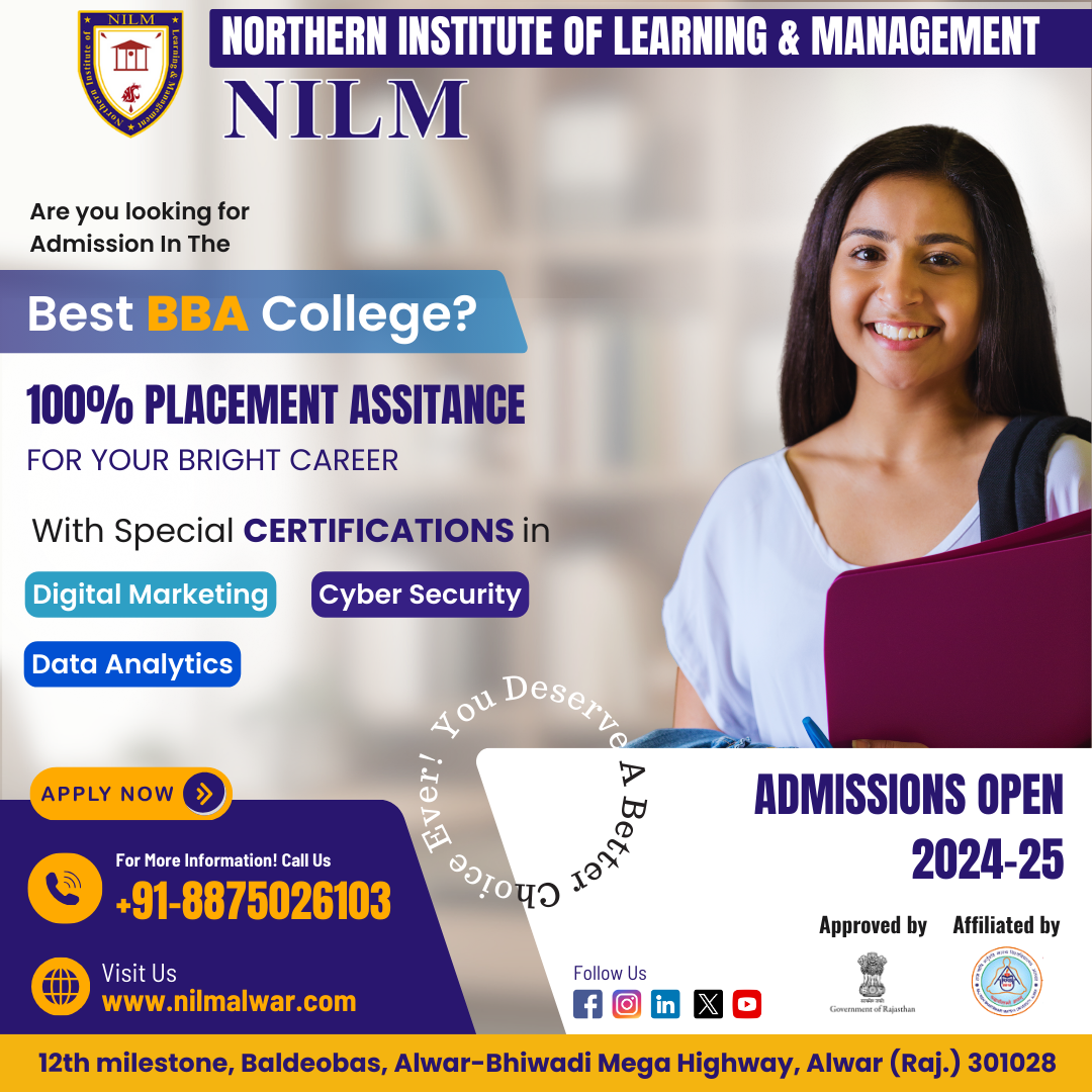 Top MBA University in Alwar | NILM Alwar - NILM - Medium