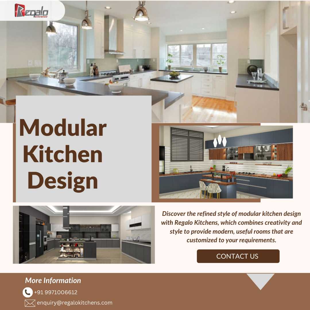 Modular Kitchen Design - Regalo Kitchens - Medium