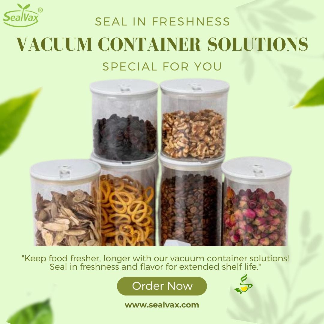 “Revolutionizing Kitchen Storage: The Power of Vacuum Containers” | by ...