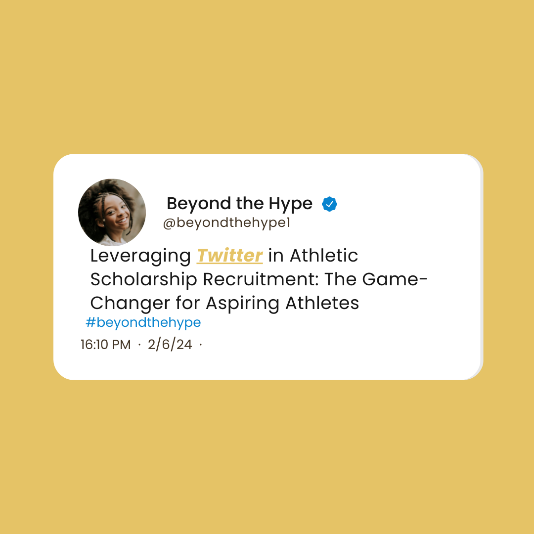 Leveraging Twitter in Athletic Scholarship Recruitment: The Game ...