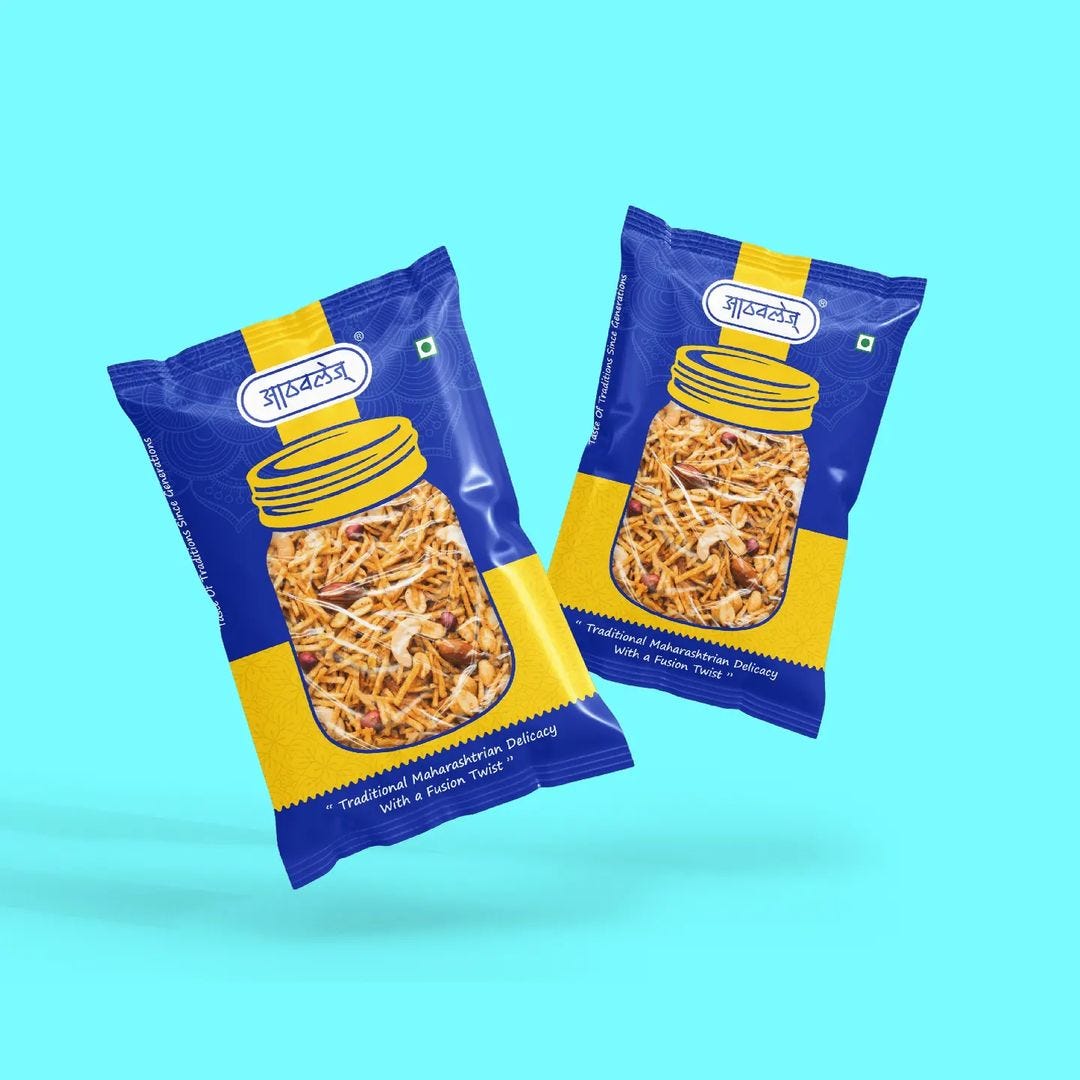 ATHAVALE’S FOODS Brand’s Common Snacks Pouch Packaging Design By ...