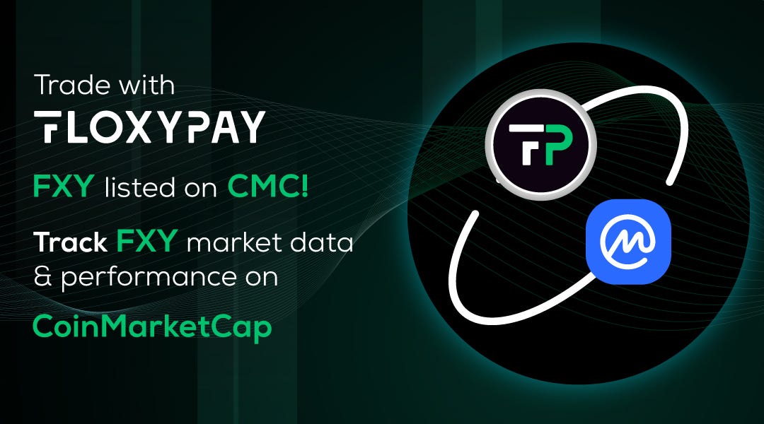Exciting News: FXY Token Now Listed on CoinMarketCap! | by FloxyPay | Jun, 2023 | Medium