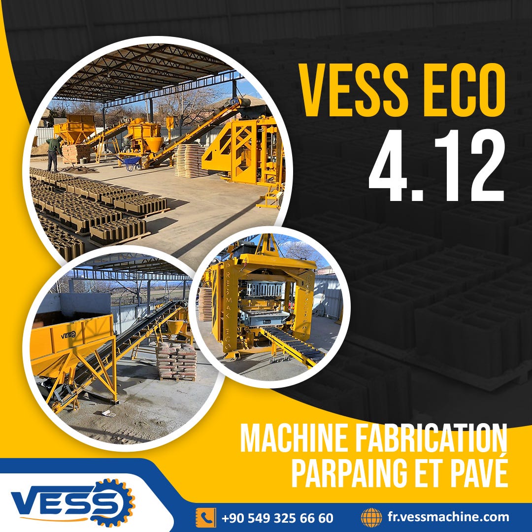 Machine a parpaings VESS ECO 4.1 - VESS Machine FR - Medium