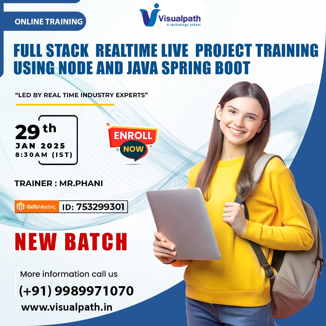 Curious about Node.js Full Stack? Our expert-led Online#NewBatch your first step to becoming a ...