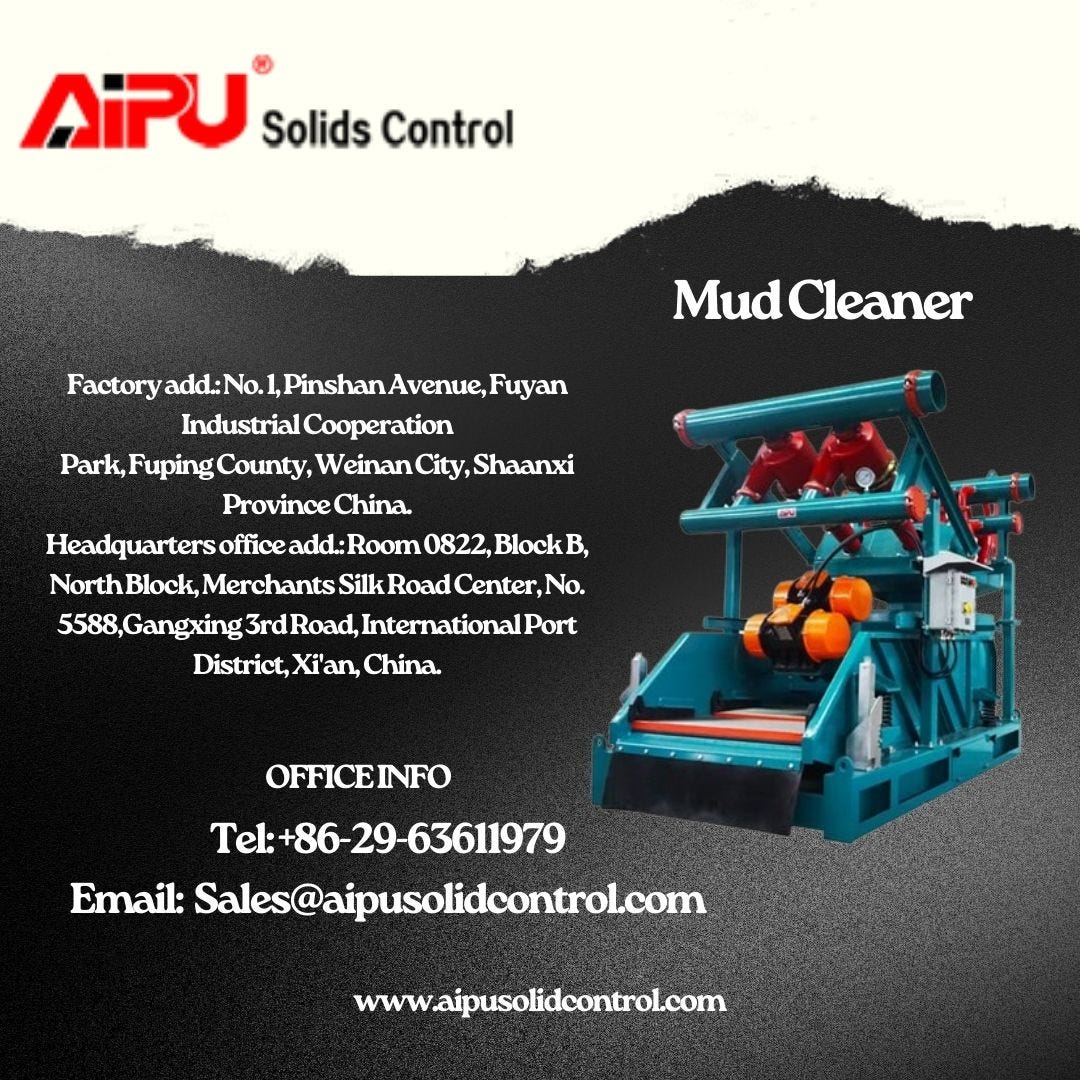 “Unveiling the Power of Mud Cleaners: Revolutionizing Industries Through Efficient Drilling ...
