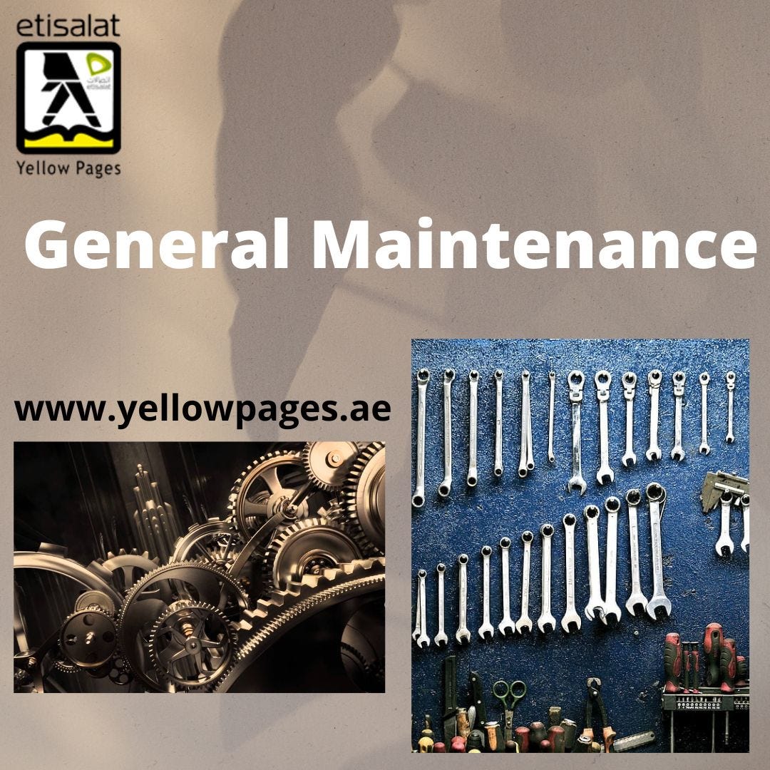 List of General Maintenance Companies & Contractors in UAE - sharik ...