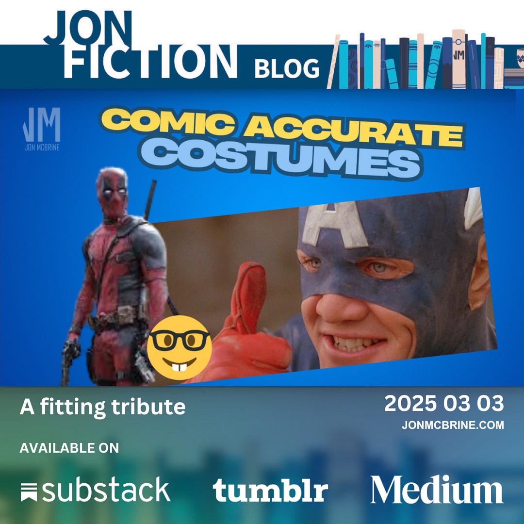 Comic Accurate Costumes | by Jon McBrine | Mar, 2025 | Medium