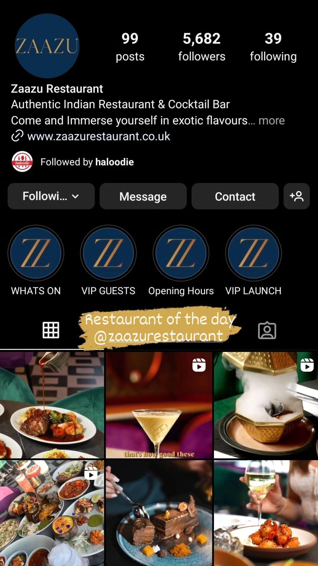 Zaazu, Tamworth: Restaurant of the Day - Zeeshan Zaidi - Medium