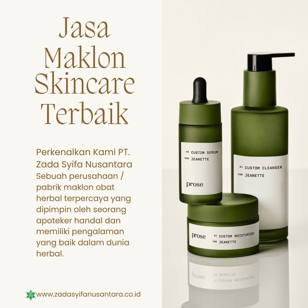 Jasa Maklon Skincare Terbaik. Jasa Maklon Skincare Terbaik… | by Hanin Kantor | Medium