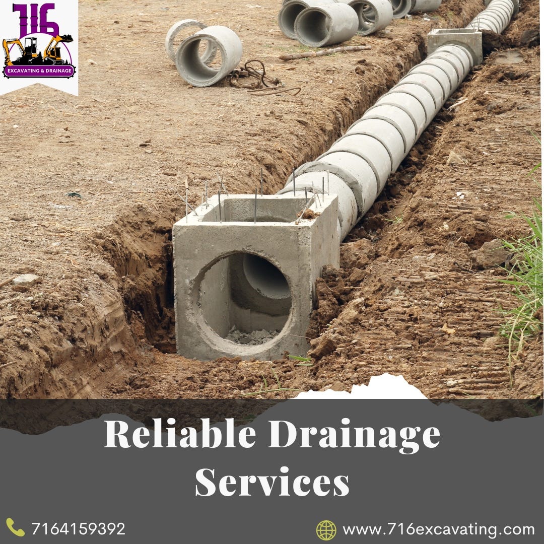 Reliable Drainage Services in Lancaster - 716 excavating - Medium