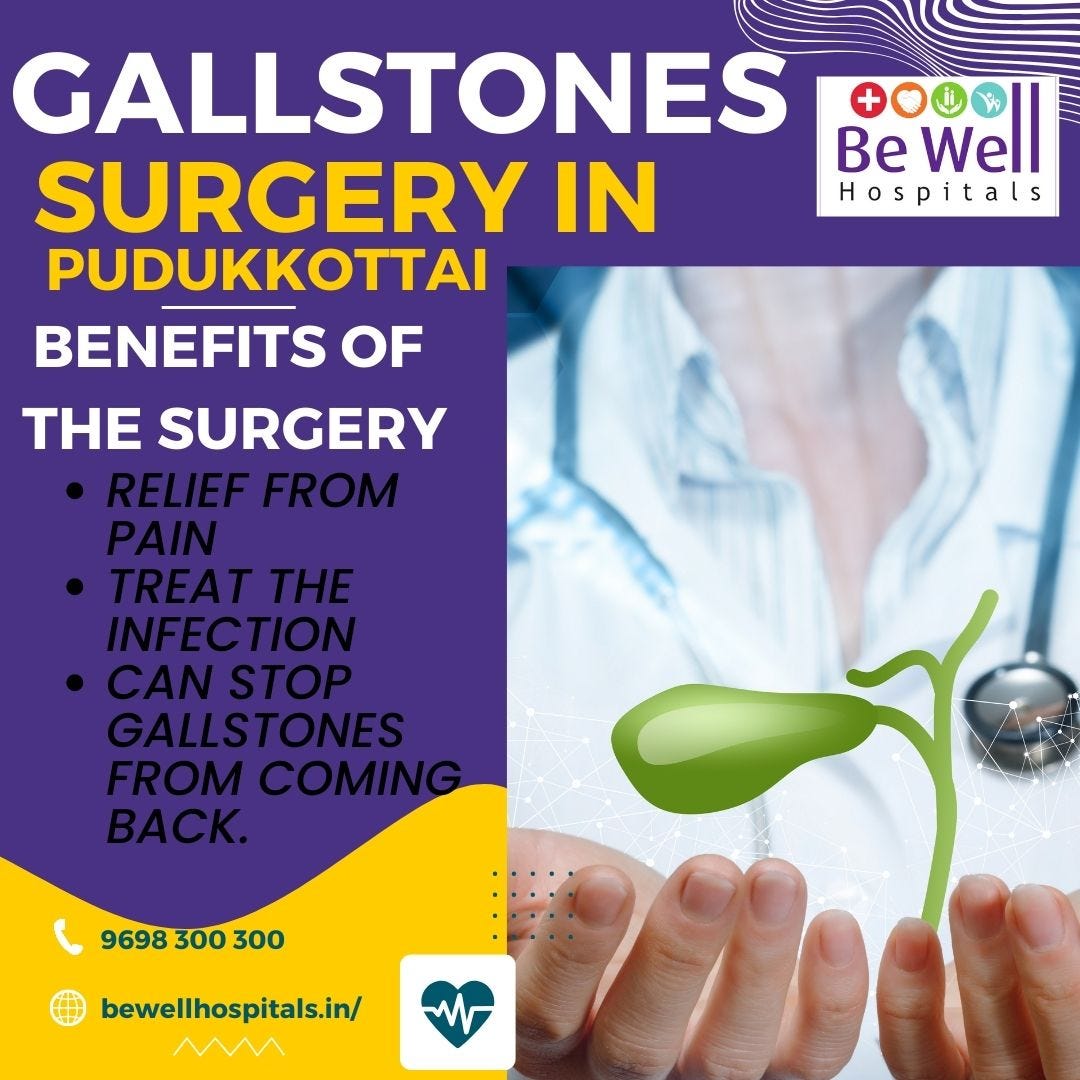 Gallstones Surgery in Pudukkottai - Be Well Hospitals - Medium