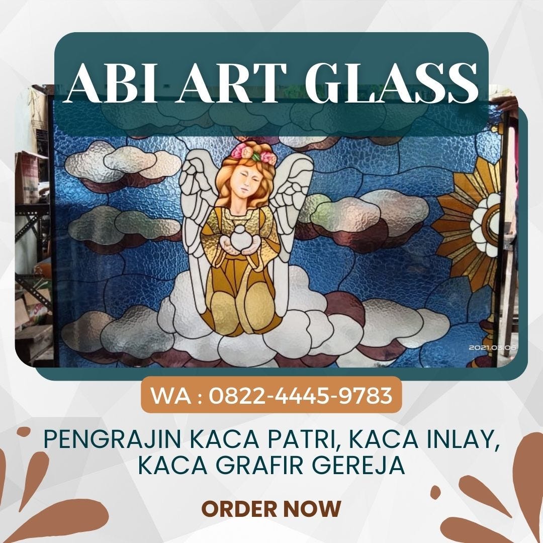 Kerajinan KACA PATRI | KACA INLAY | KACA GRAFIR GEREJA Kendal, WA ...