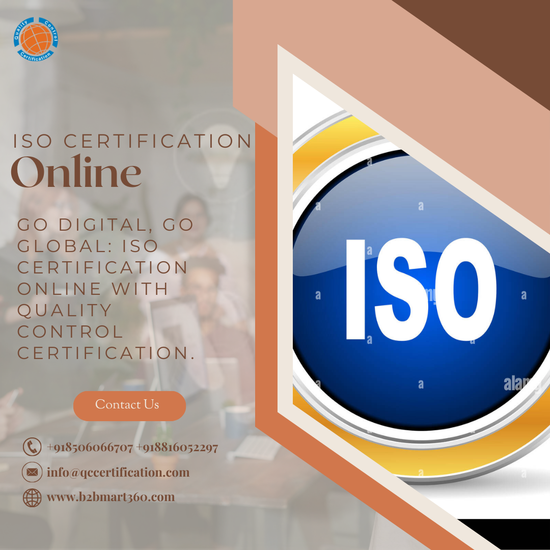ISO Certification Online | Quality Control Certification - B2B Mart 360 ...