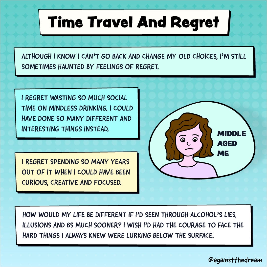 Time Travel And Regret. A comic strip about imaginary… | by Alison Gee ...