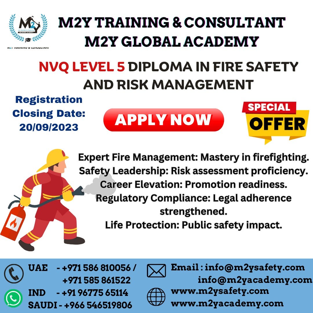 NVQ Level 5 Diploma in Fire Safety and Risk Management - Safety ...