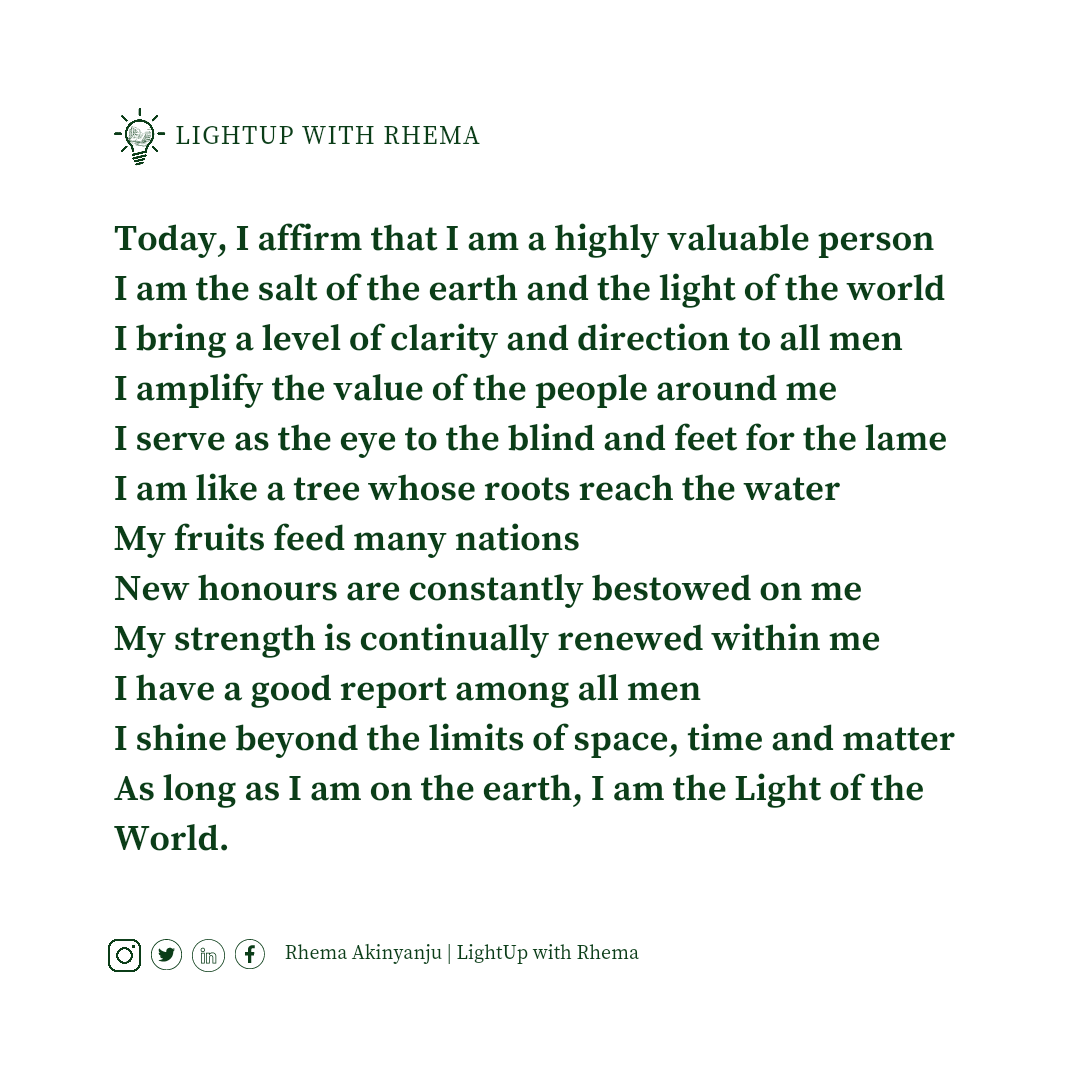 Release Your Words With Power Mondays At Lightup With Rhema Are For