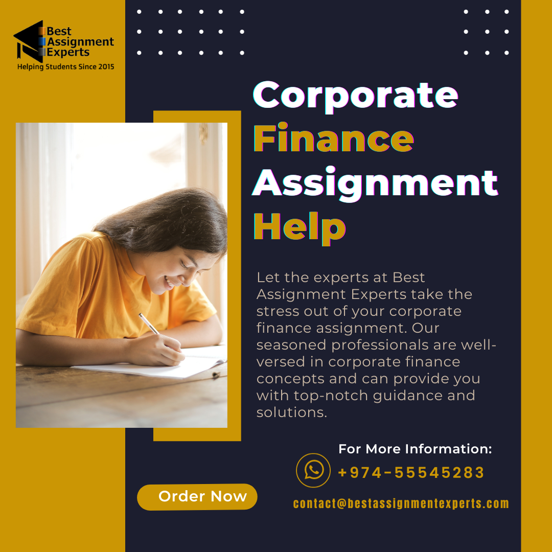 Corporate Finance Assignment Help - Alicewatson - Medium
