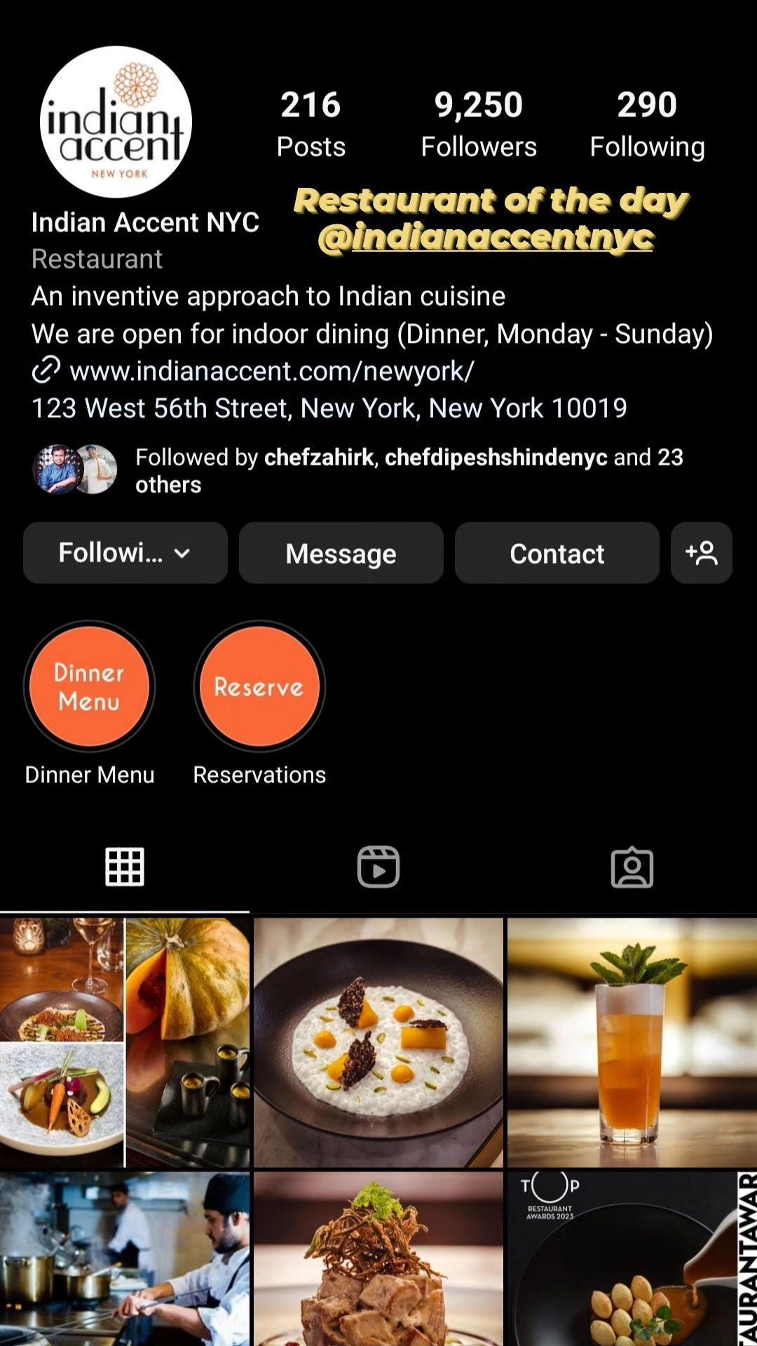 Indian Accent, NYC: Restaurant of the Day - Zeeshan Zaidi - Medium