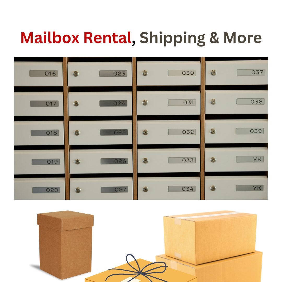 Mailbox rental, Shipping & More - Mailboxandcopy - Medium