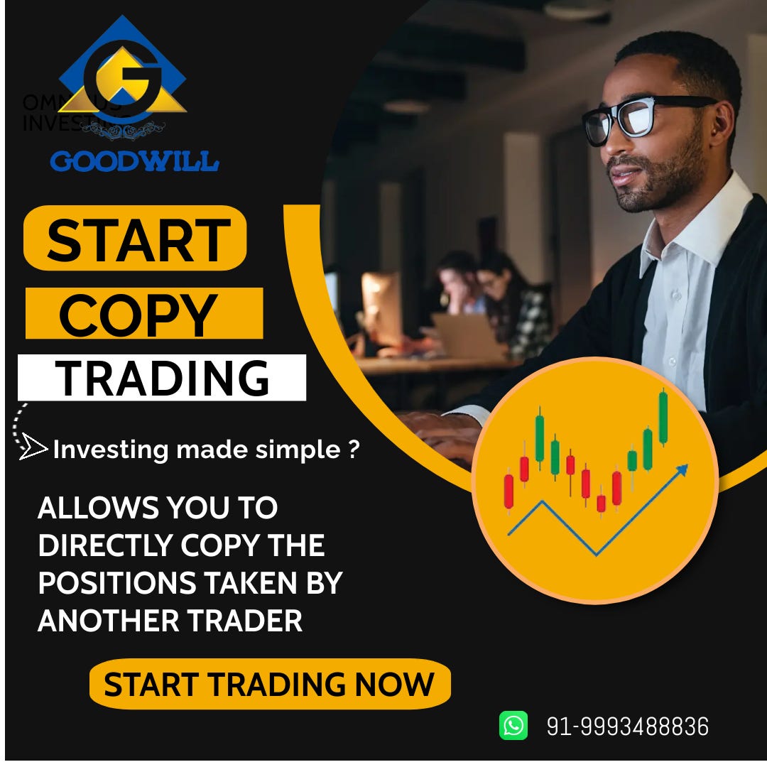 Start Copy Trading With Goodwill. | by Tradeera Brokerage house | May ...