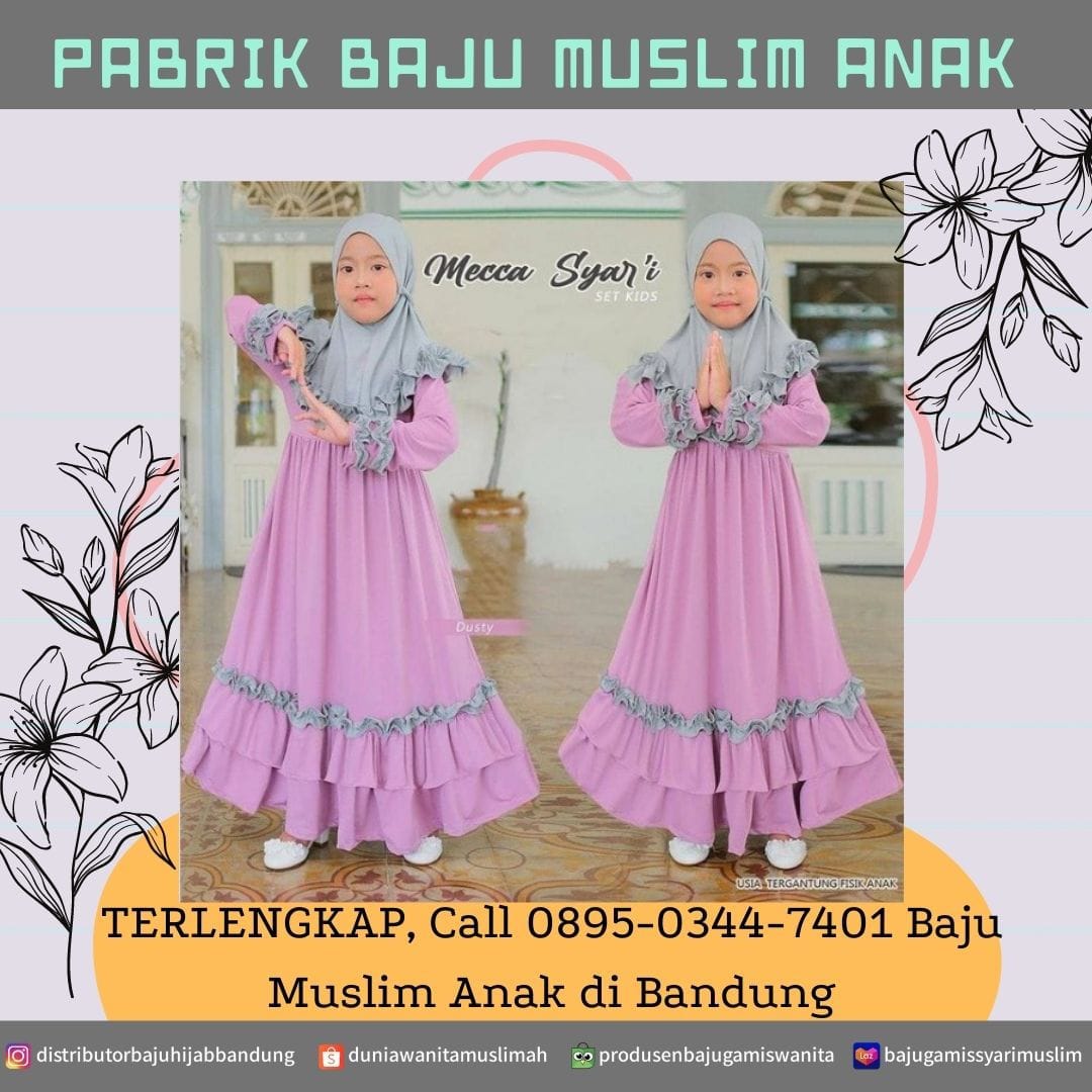 BIG SALE, Call 0895-0344-7401 Model Tunik Muslim Anak | by ...
