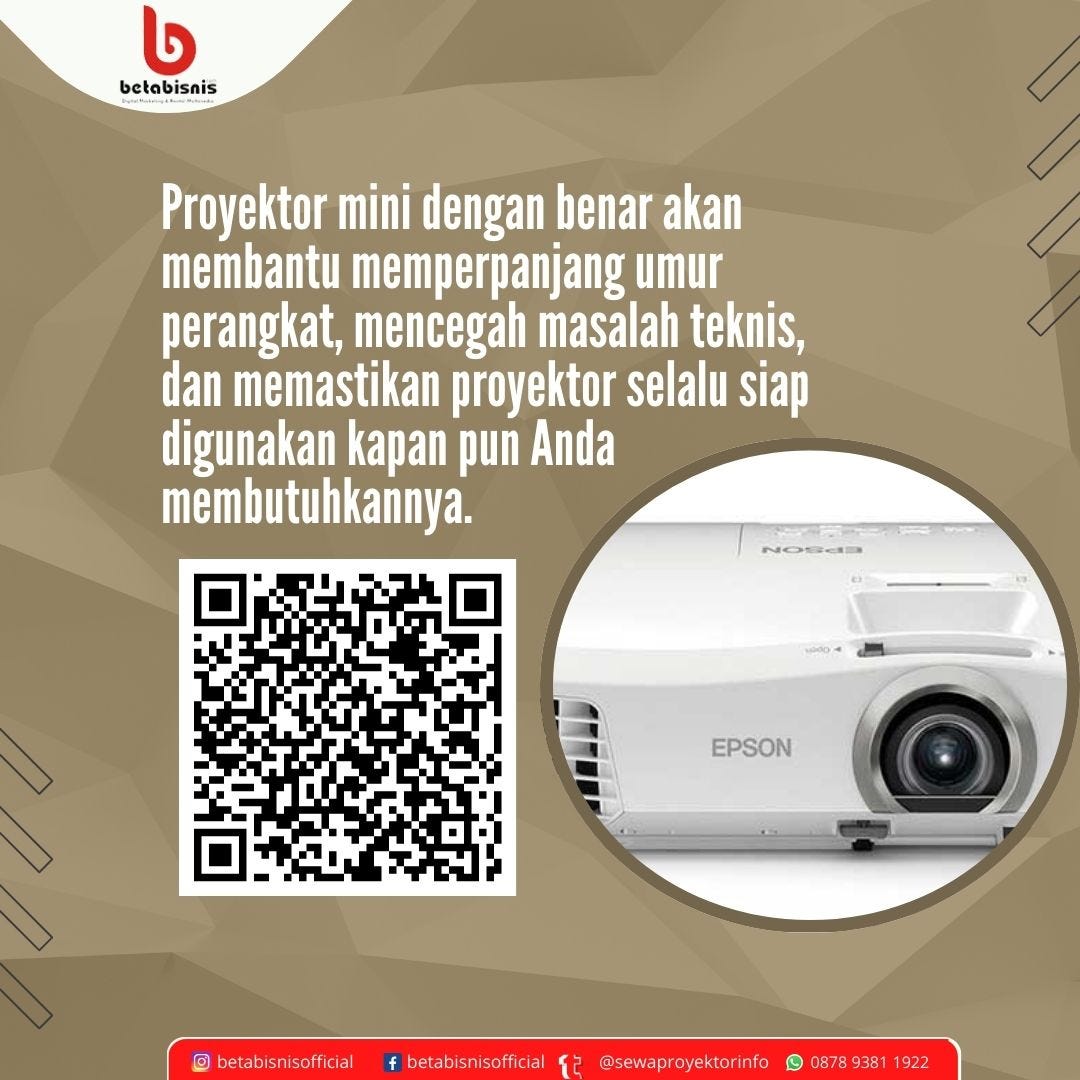 Proyektor Mini Rusak? Coba Tips Perawatan Ini! | by Sewaproyektorterdekat | Medium