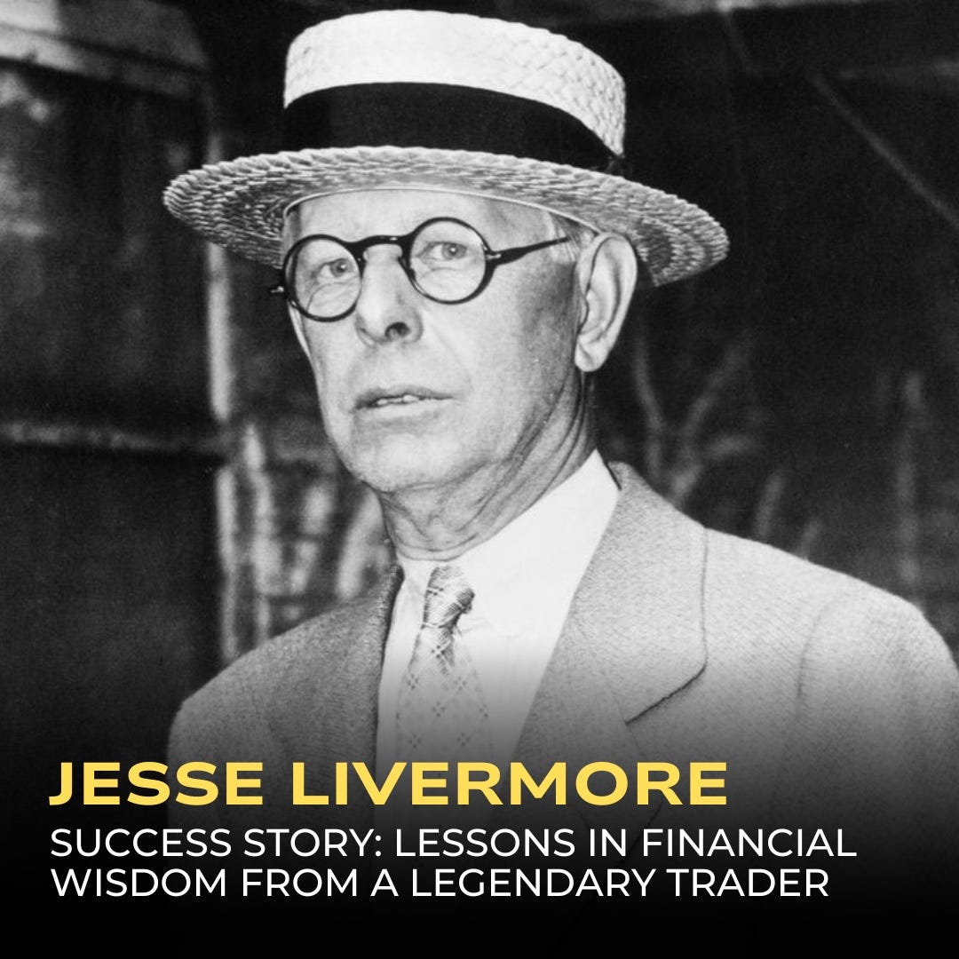 Jesse Livermore’s success story: lessons in financial wisdom from a ...
