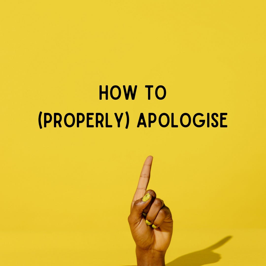 The Four Stages of a Proper Apology | by Delphi Ellis | Oct, 2024 | Medium