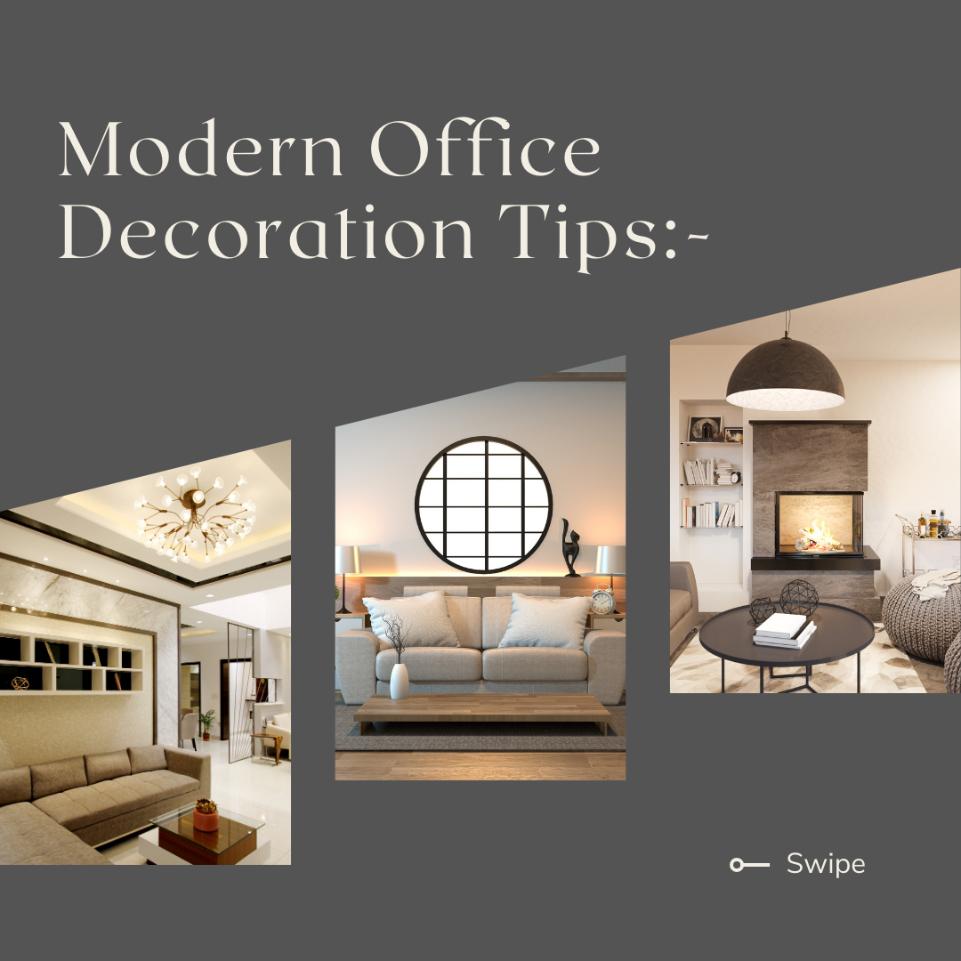 Modern Office Decoration Tips:- - Interior Designing Hub - Medium