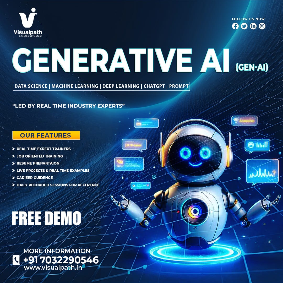 GenerativeAIGenerative AI Training in Ameerpet | GenAI Online Training - Anika Sharma - Medium