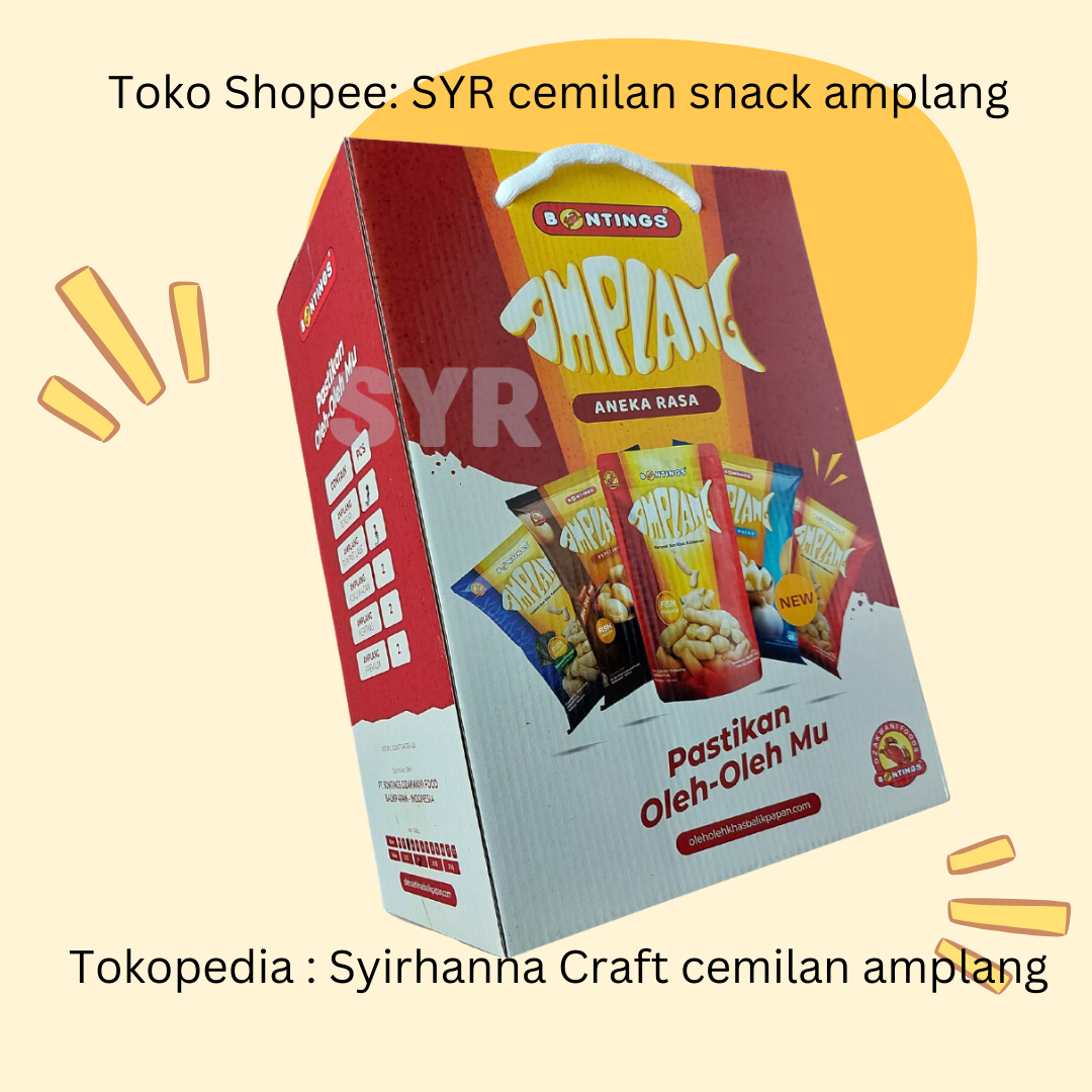 [PAKET ANEKA] MAKANAN AMPLANG ORIGINAL RASA IKAN TENGIRI, | by SYR ...