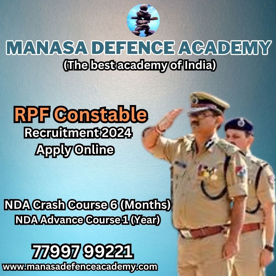 RPF Constable Recruitment 2024 Apply Online#applyonline # ...