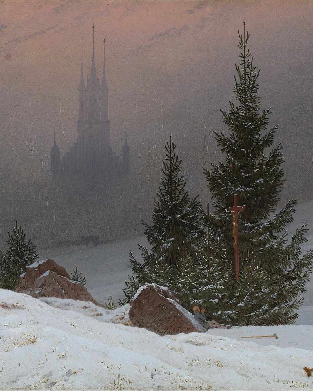 CASPAR DAVID FRIEDRICH - WINTER LANDSCAPE ca. 1811 | by Pmamtraveller ...