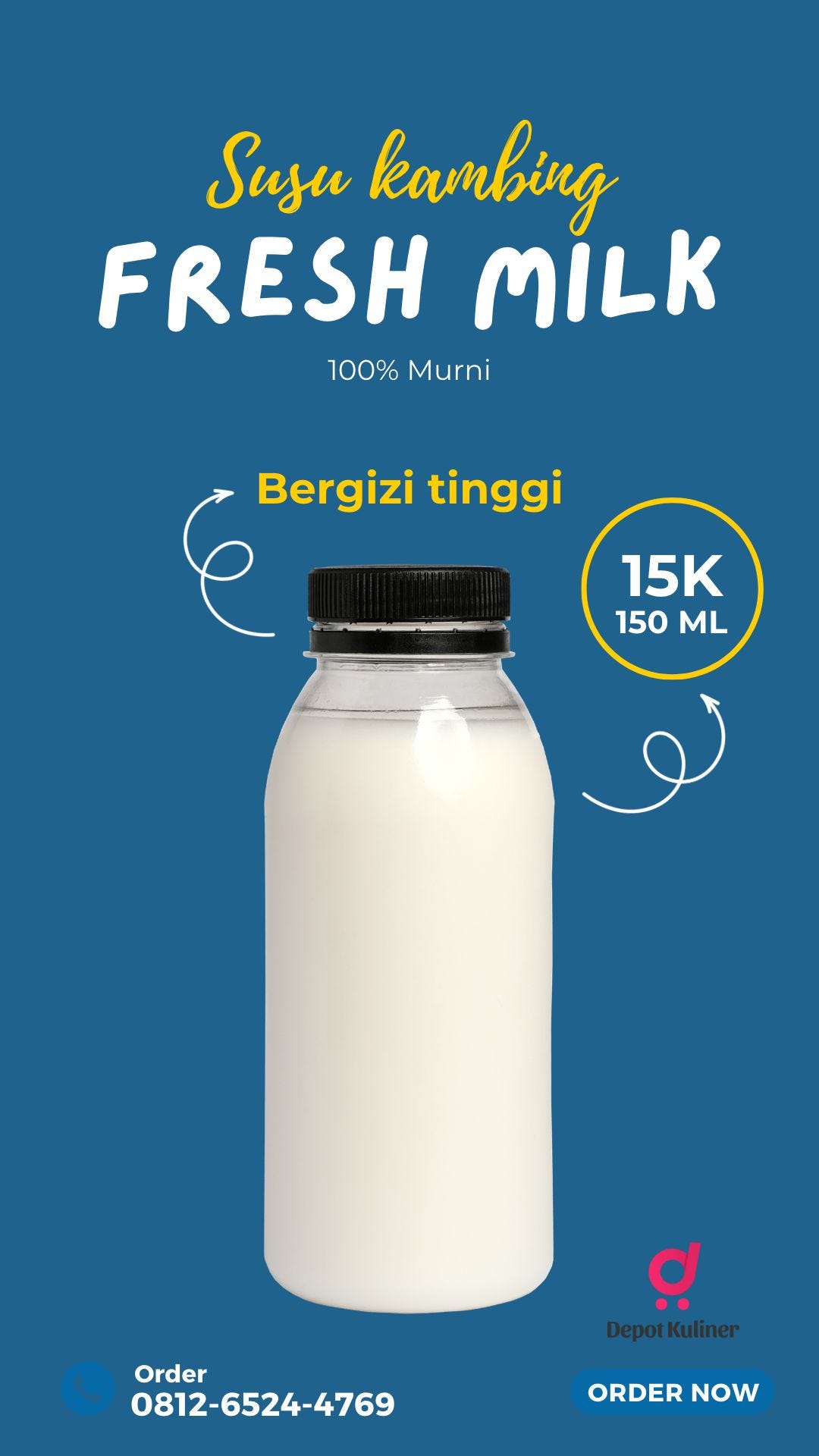 HARGA DISTRIBUTOR, 0812–6524–4769 Harga Jual Susu Kambing Murni ...